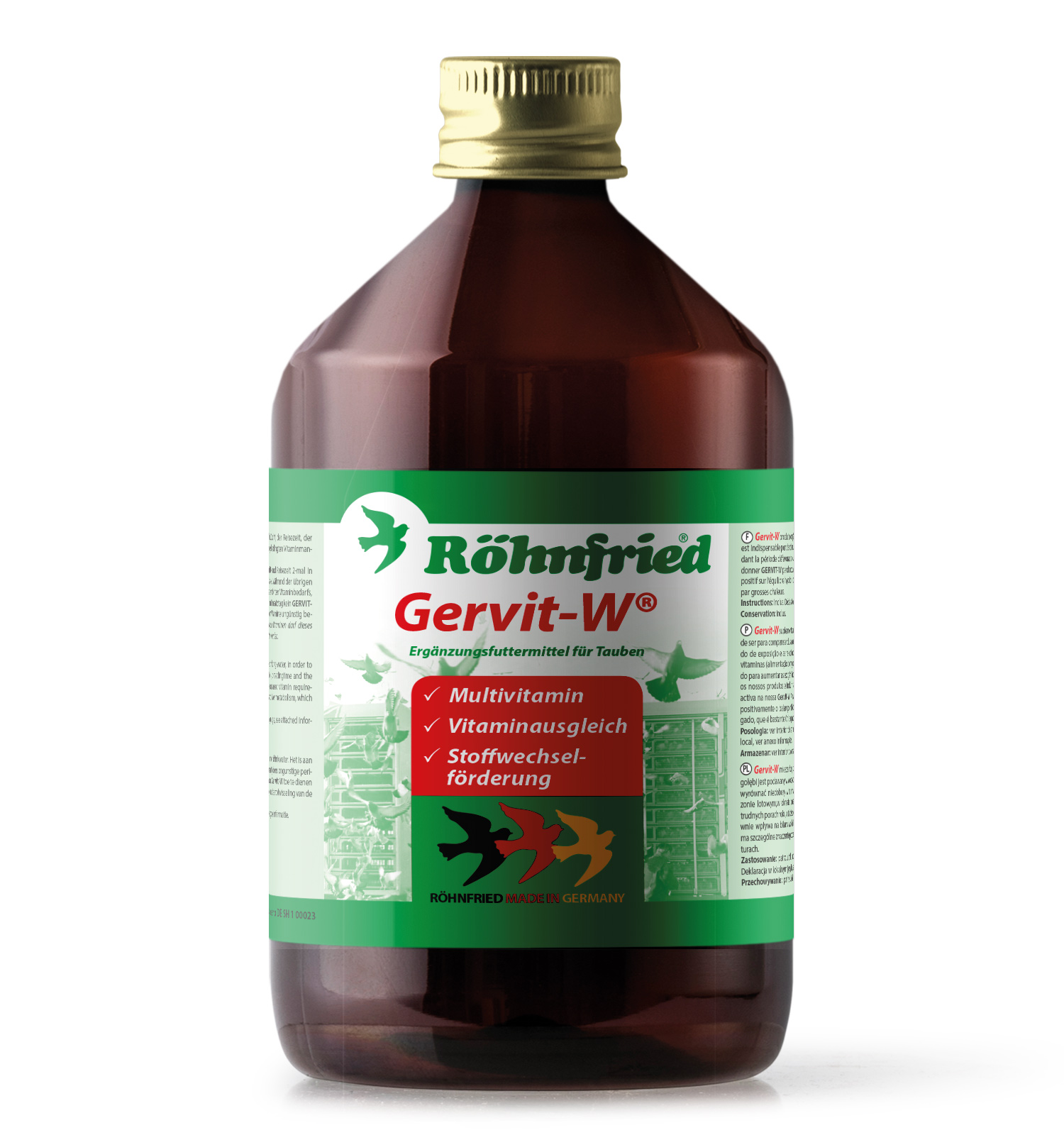 Gervit-W 500ml | Geflügel | Vitamine / Mineralien / Medikamente | Hemel ...